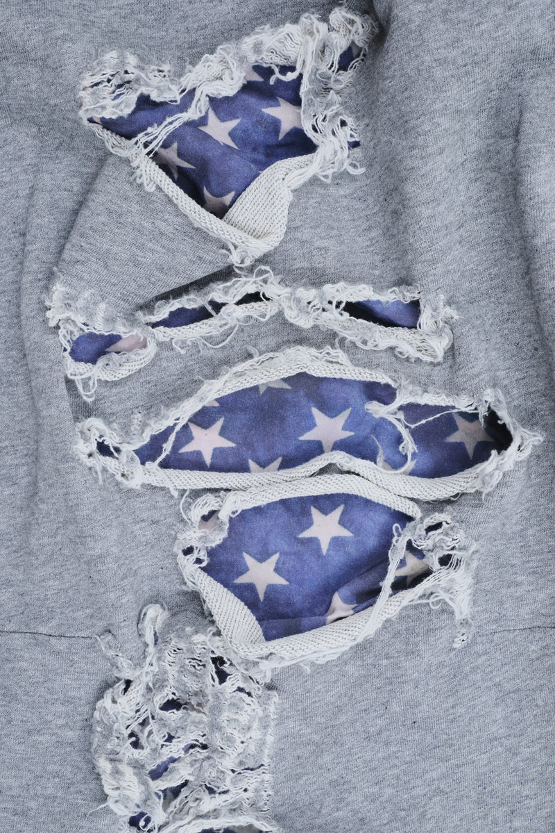 Stars and Stripes Distressed Monster Joggers | Jaded Man | Clothing