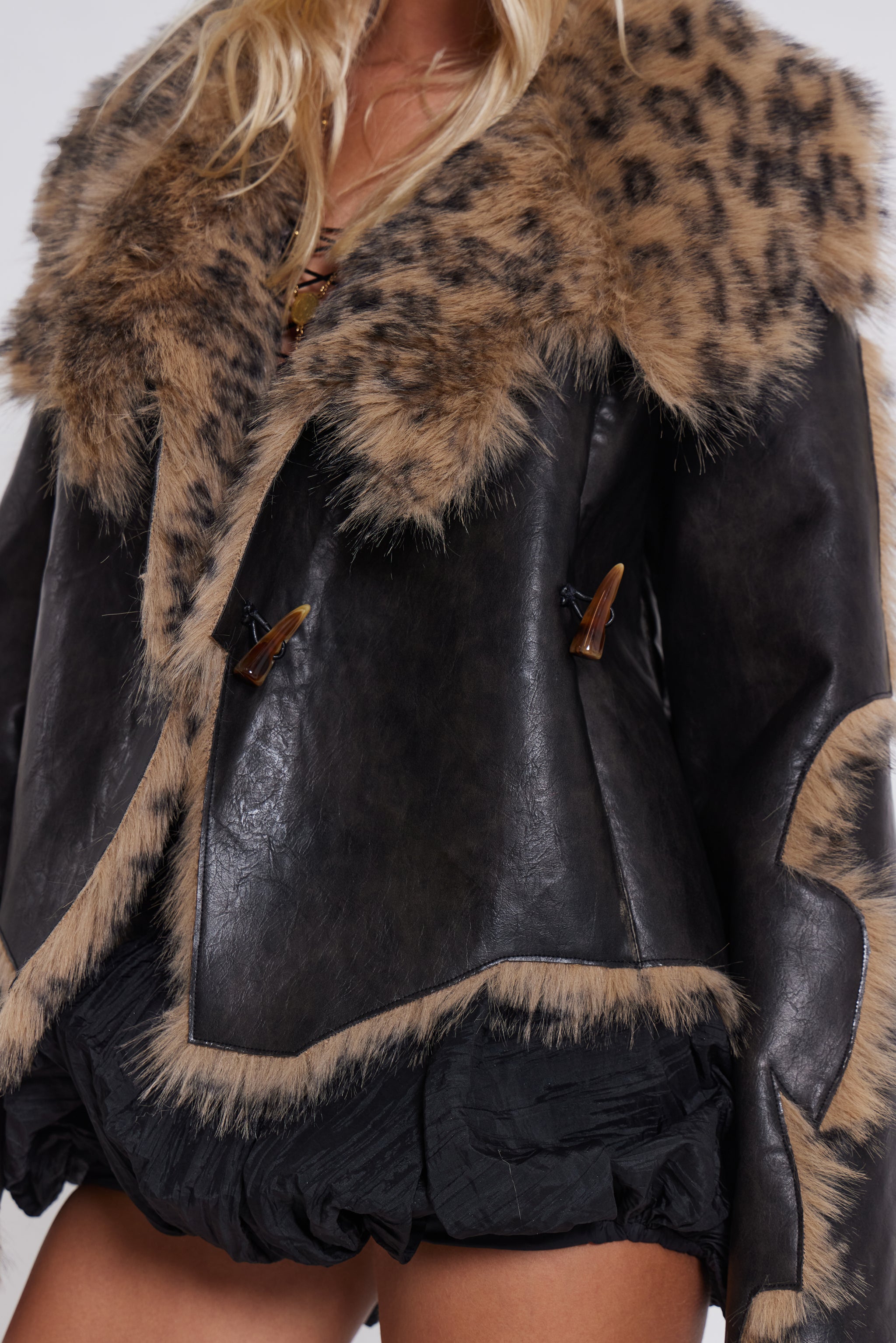 Shop Seone Faux Fur Jacket | Jaded London | Clothing