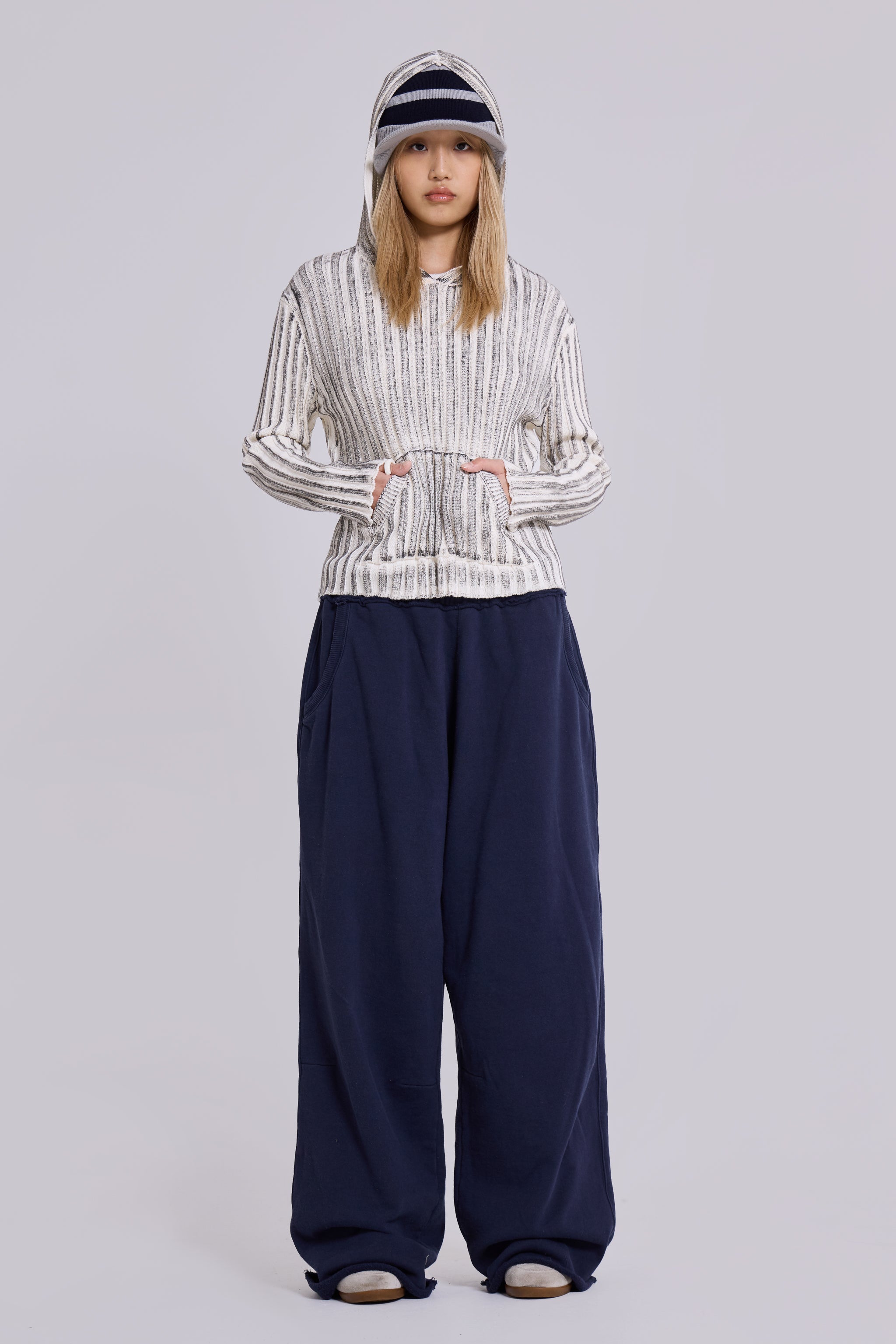 Navy Blue Monster Joggers | Jaded London | Clothing