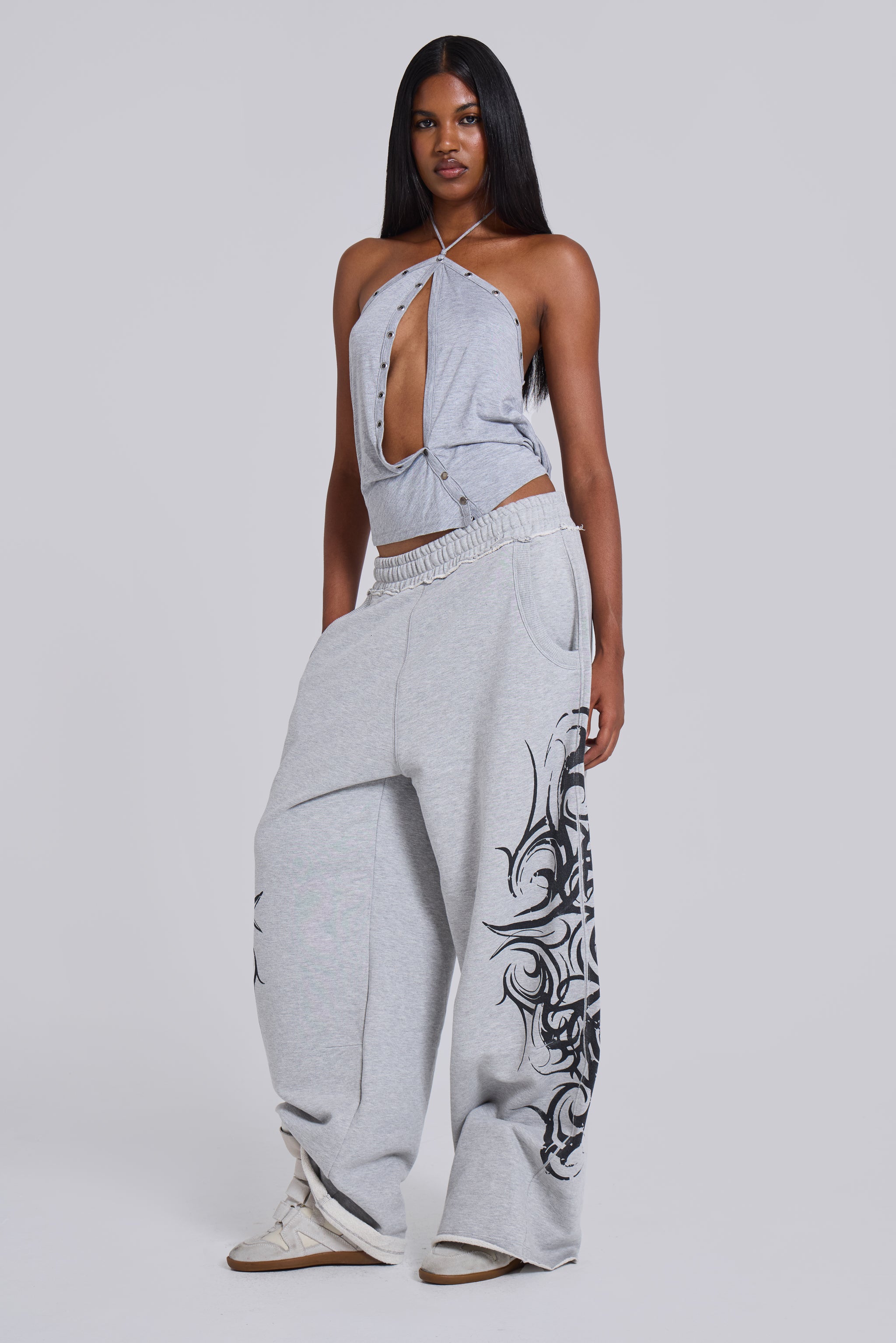 Grey Blade Joggers | Jaded London