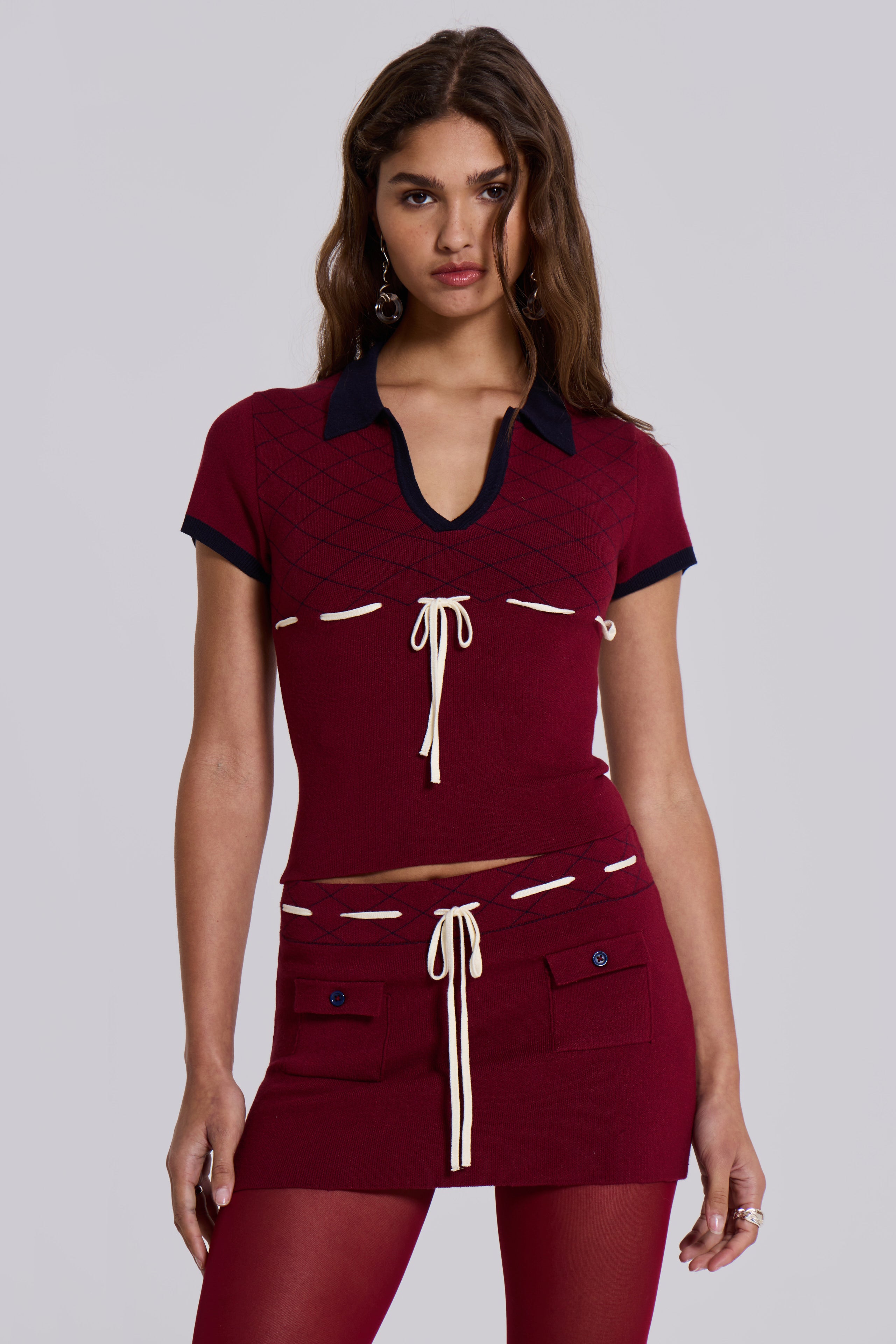 Shop Scarlett Knit Top | Jaded London | Clothing