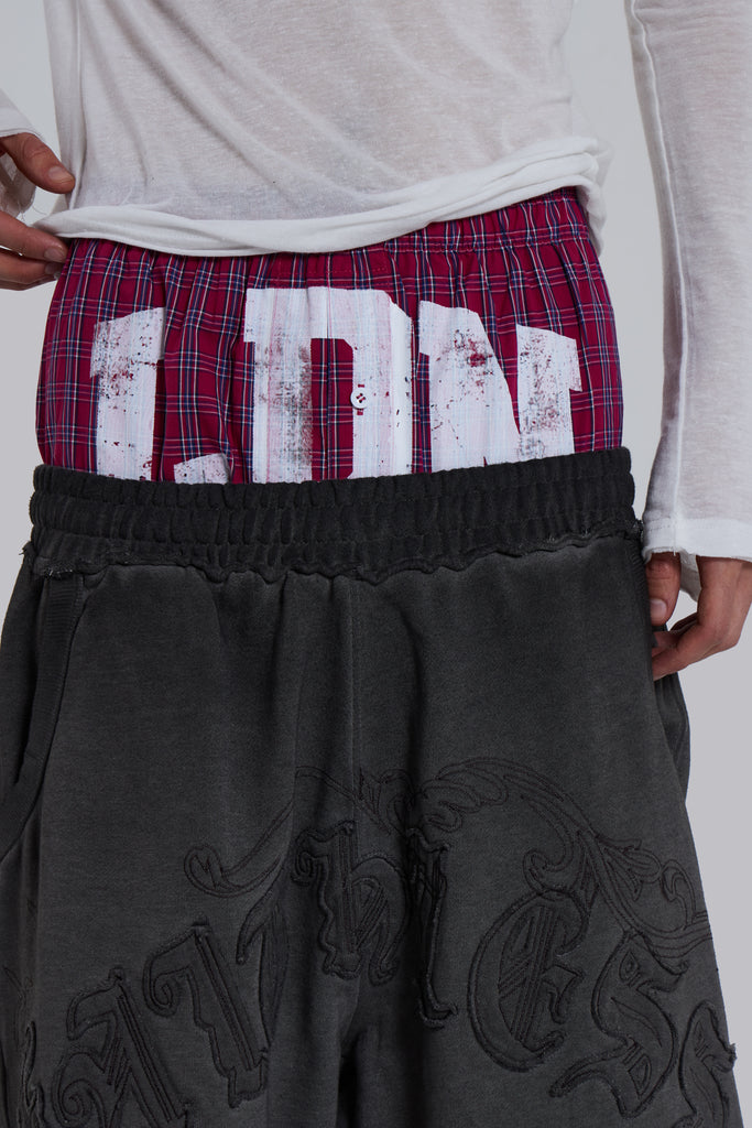 Red Check LDN Boxer | Jaded London | Clothing
