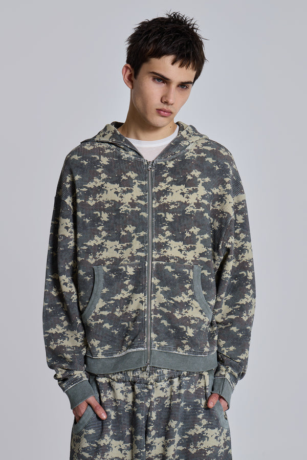 Digi Camo Waffle Monster Joggers | Jaded Man | Clothing