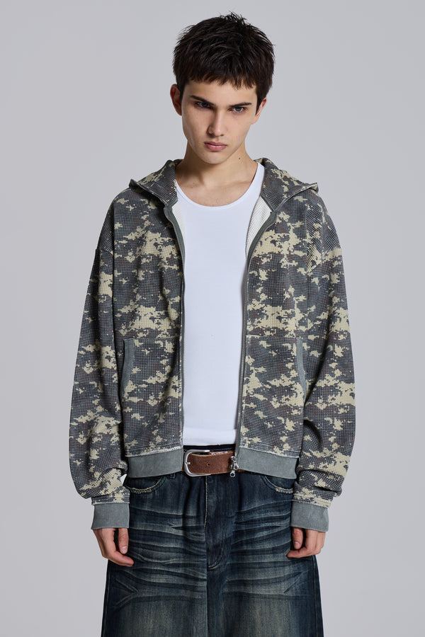 Digi Camo Waffle Monster Joggers | Jaded Man | Clothing
