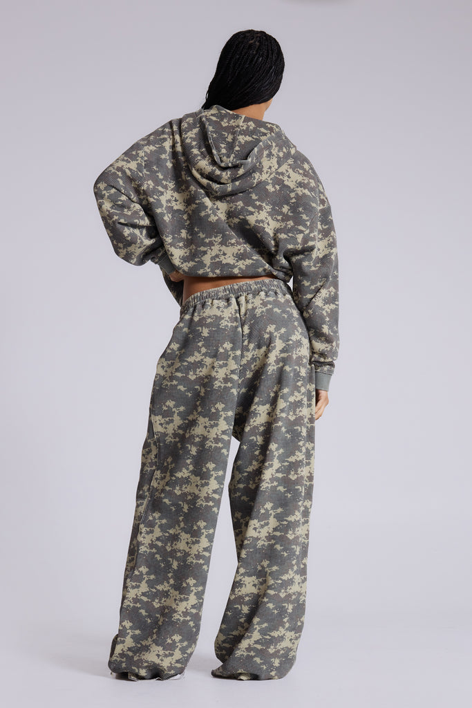 Digi Camo Waffle Hoodie | Jaded London | Clothing
