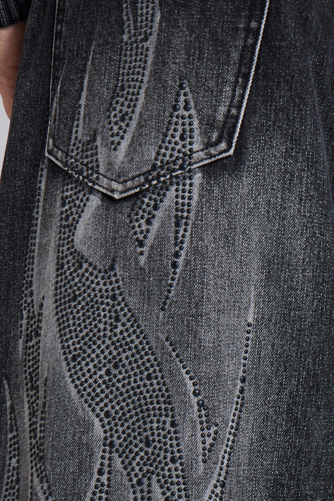 Black Jewel Blade XL Colossus Jeans | Jaded London