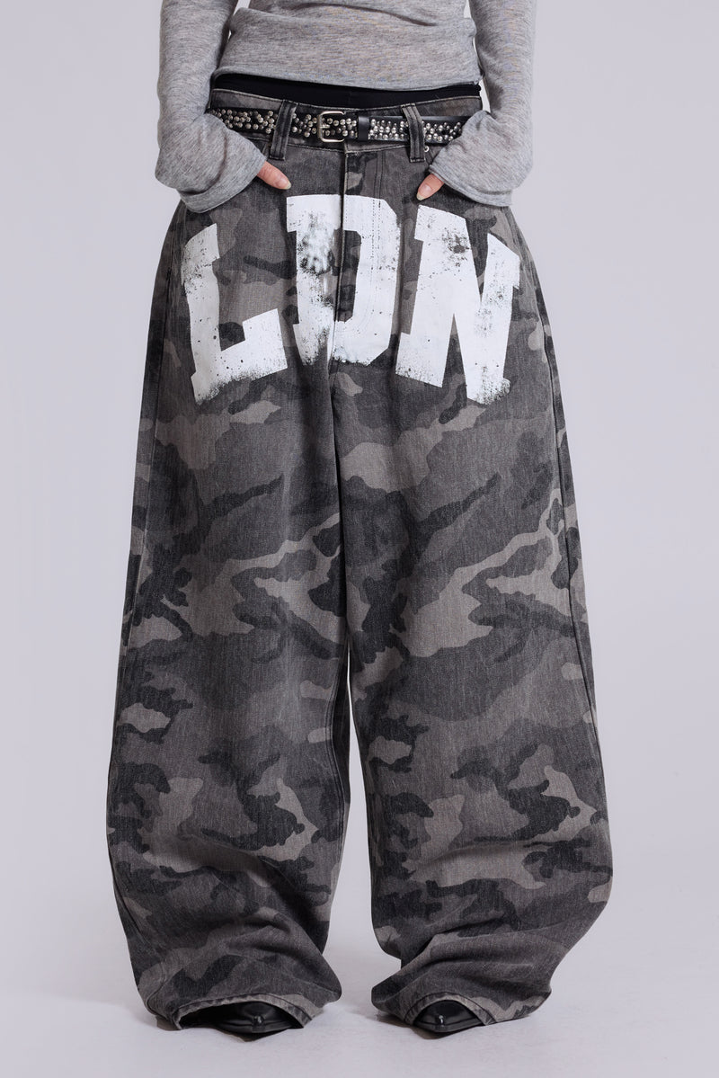 Camo LDN XL Colossus Jeans | Jaded London | Clothing