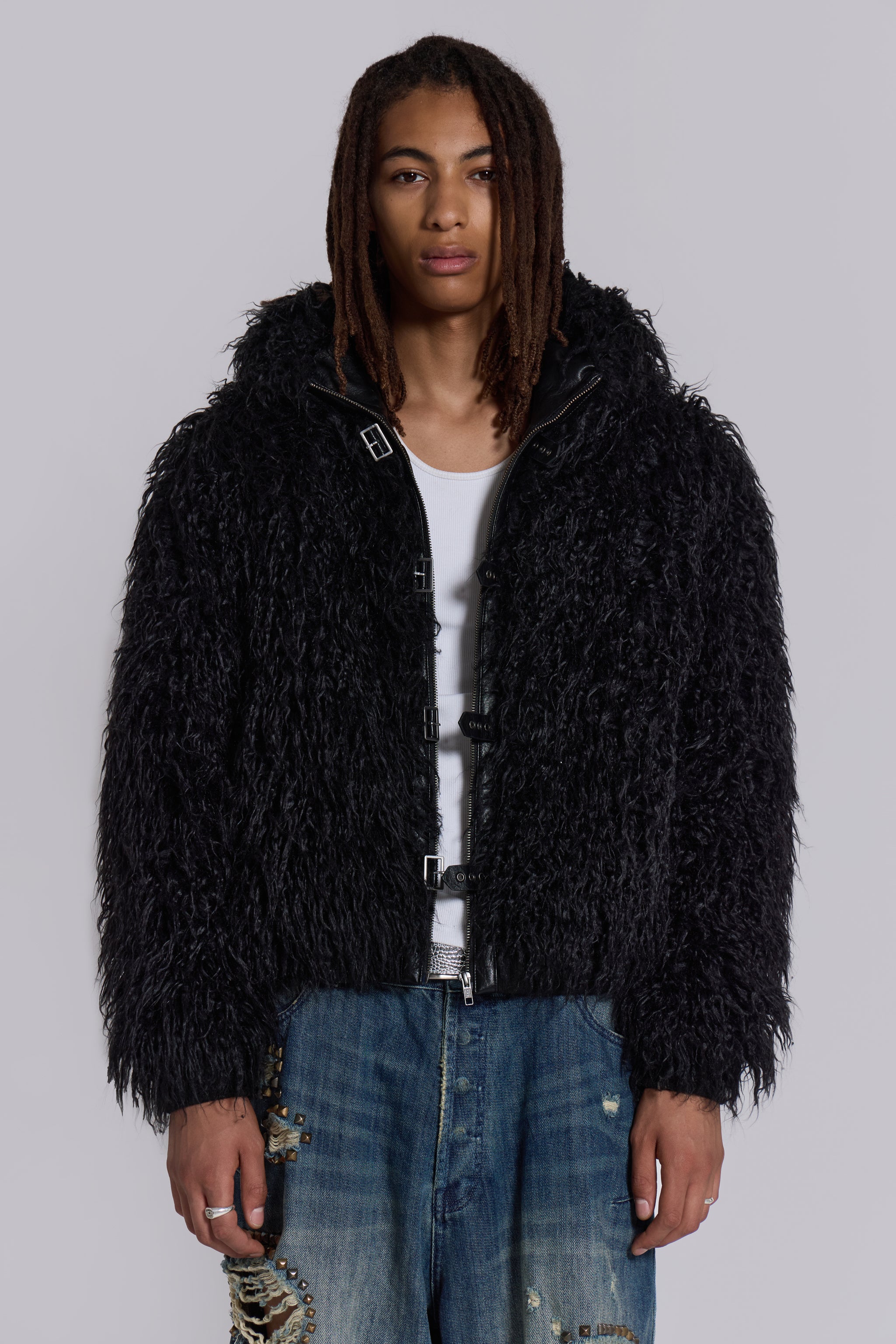 Black Matte Mendoza Jacket | Jaded London | Clothing