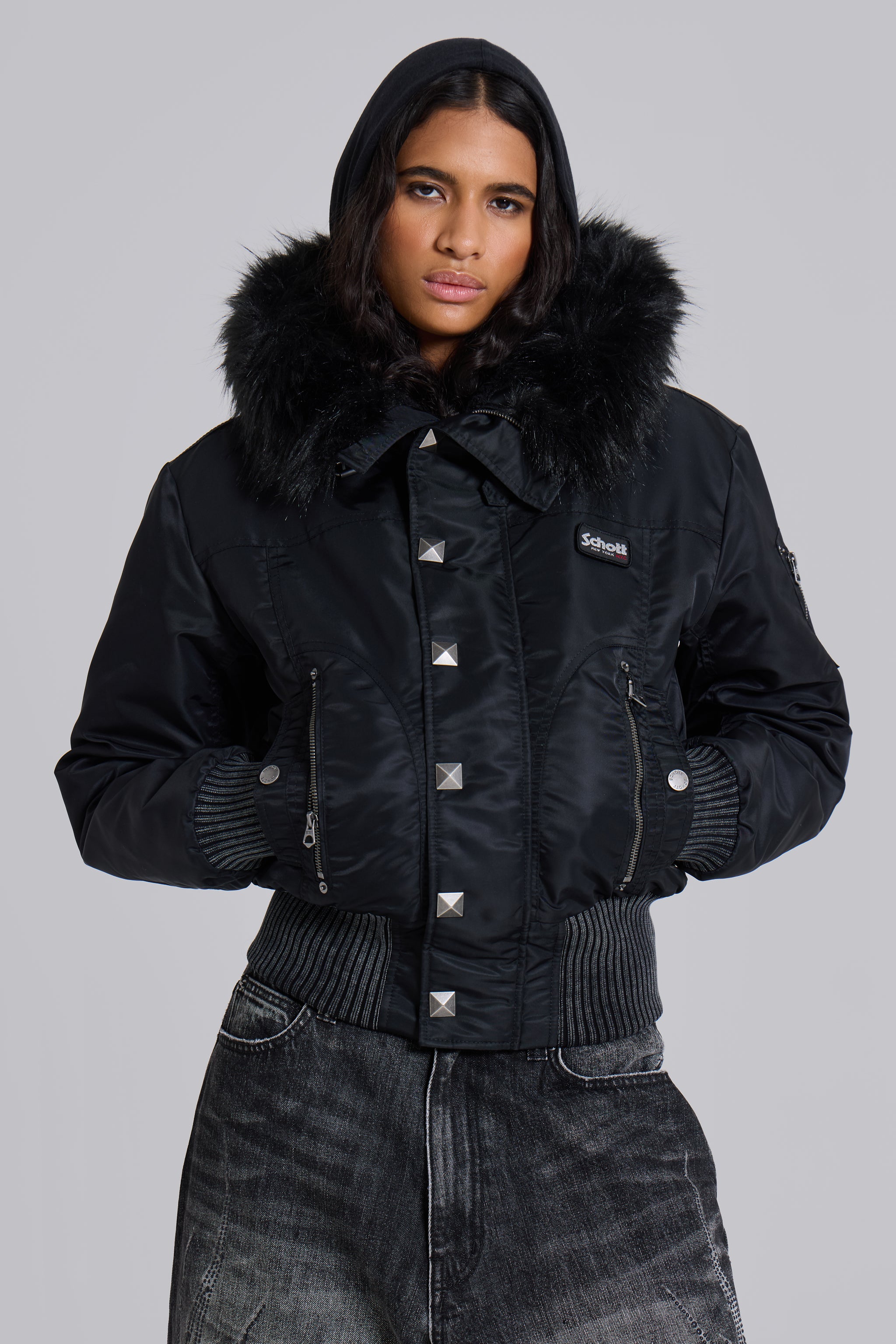 Schott Wraith MA1 Jacket | Jaded London