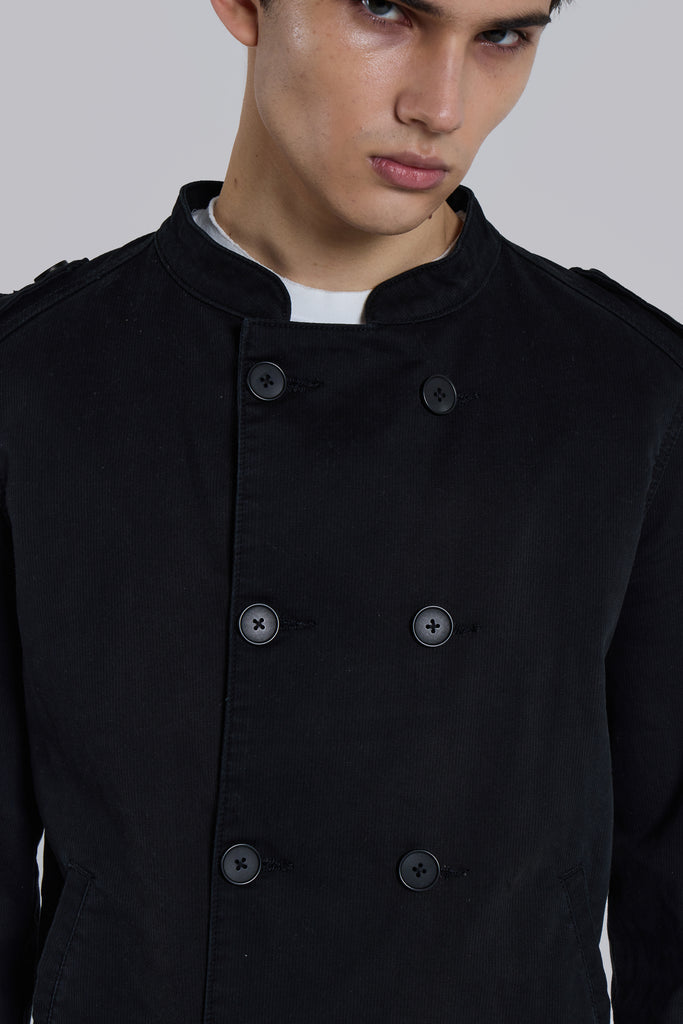 Violin Double Breasted Military Jacket | Jaded London | Clothing