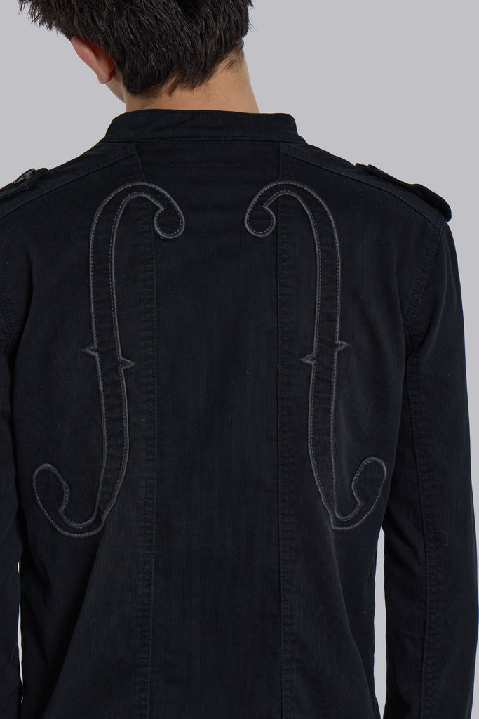 Violin Double Breasted Military Jacket | Jaded London | Clothing