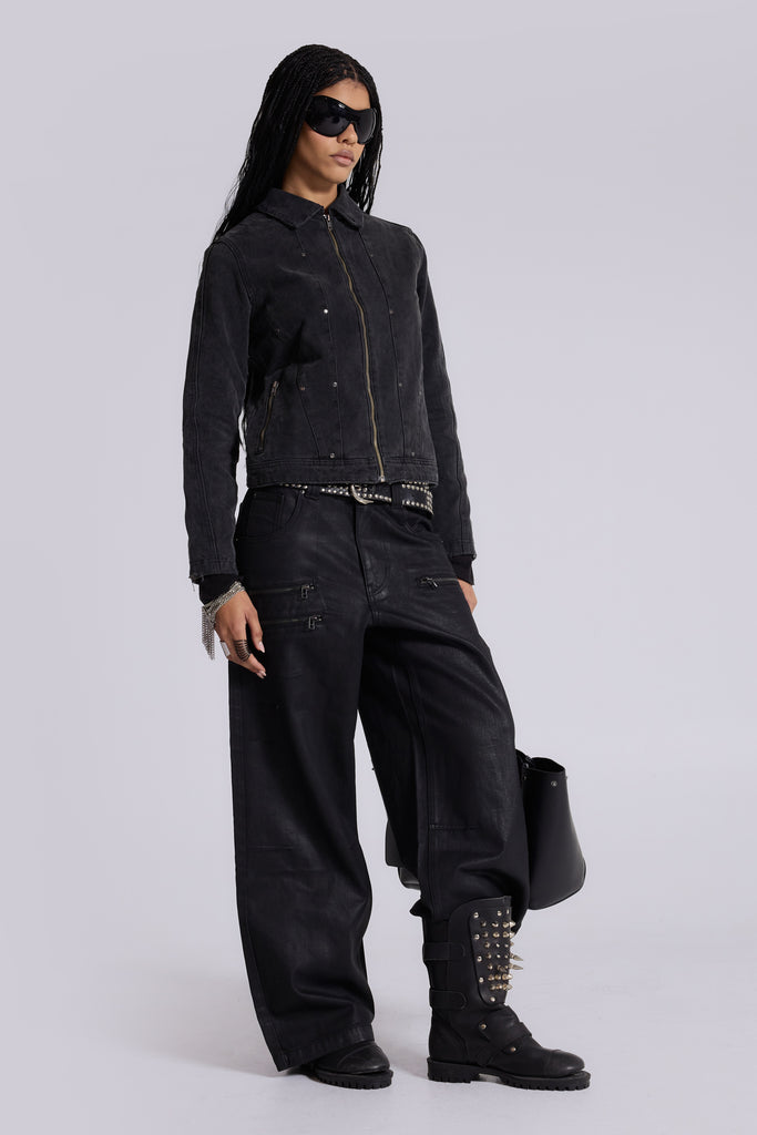 Rebel Military Jacket in Khaki | Jaded London