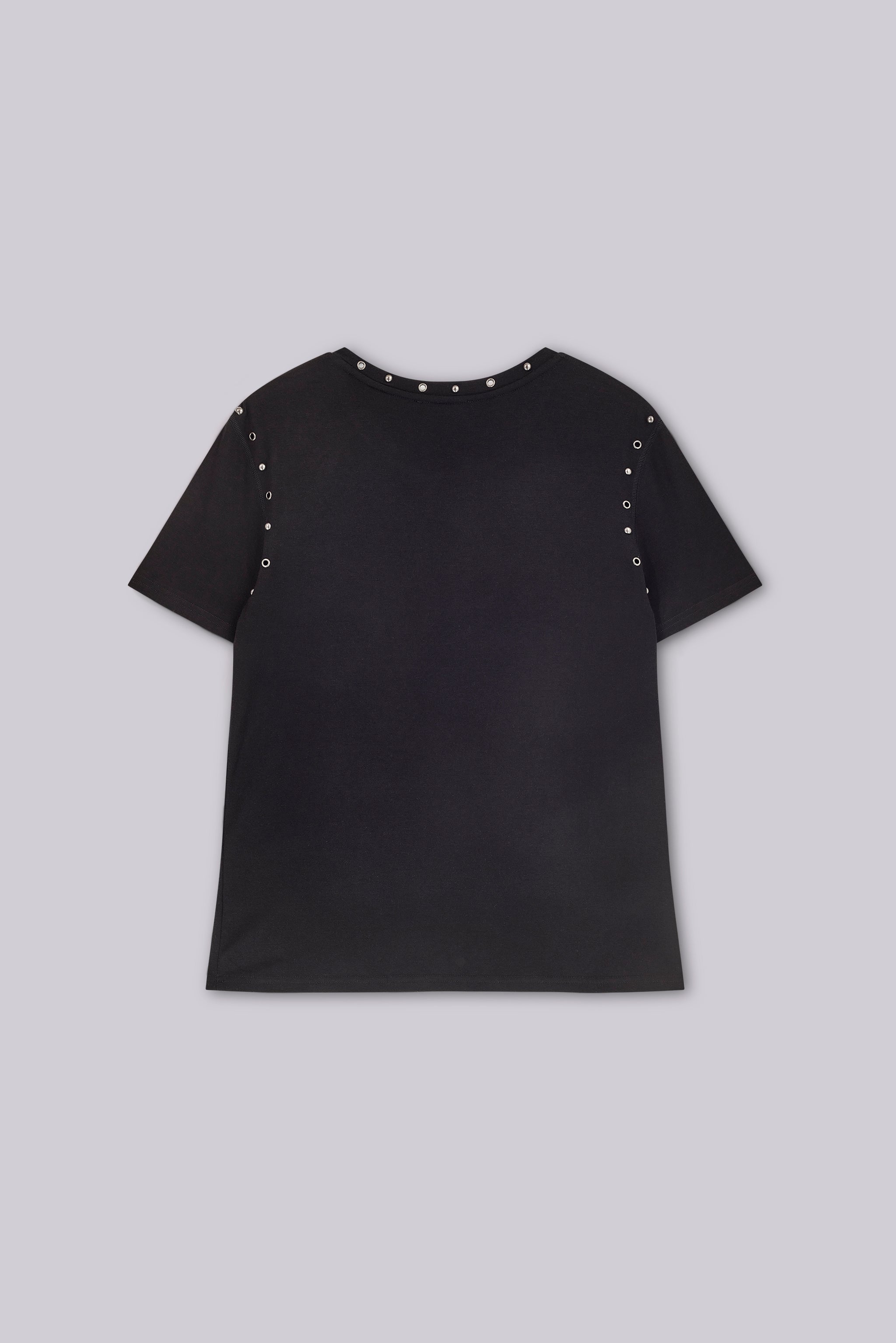 Shop Studded Black Mist Tee | Jaded London | Clothing