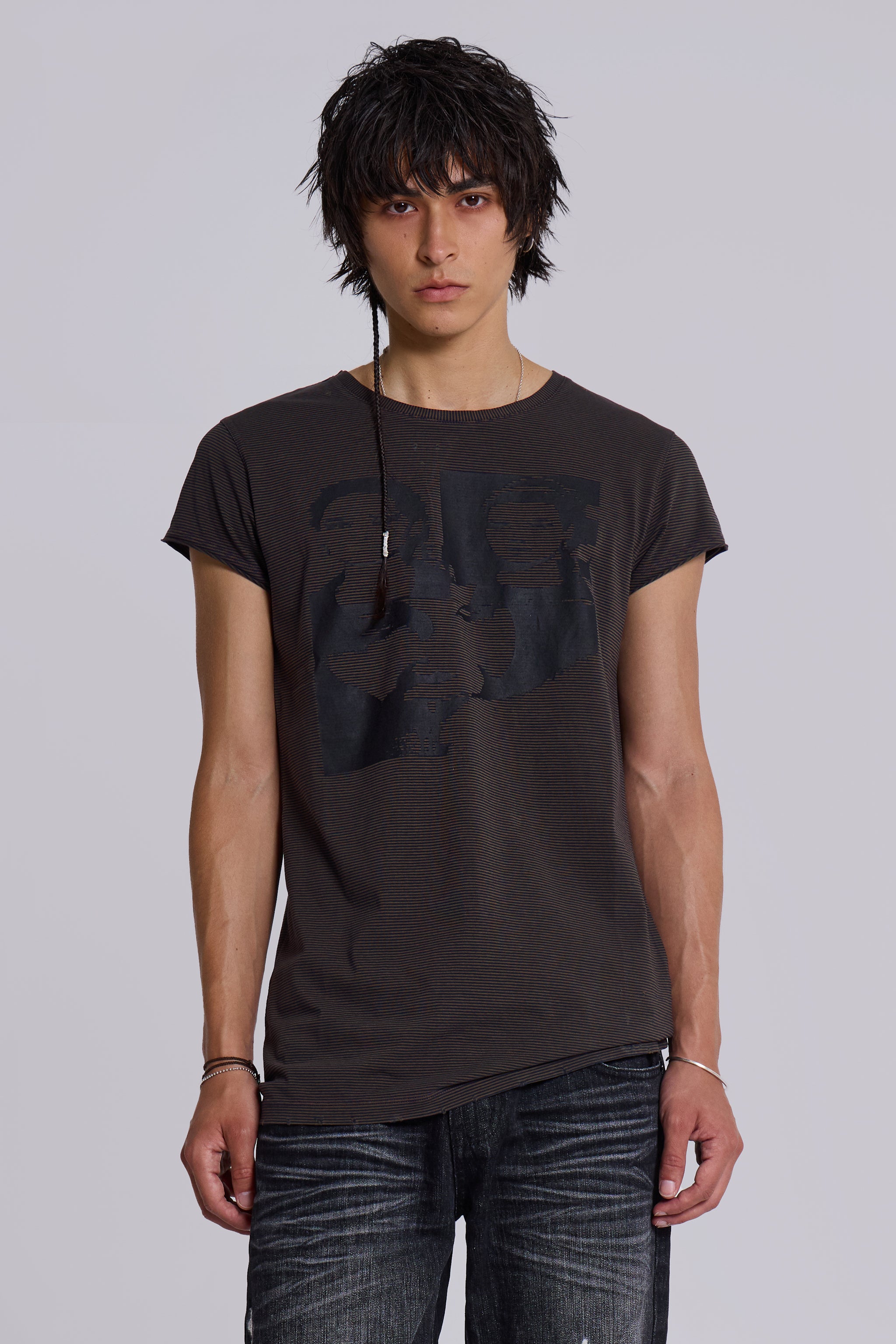 Vampire Stripe T-Shirt | Jaded London | Clothing