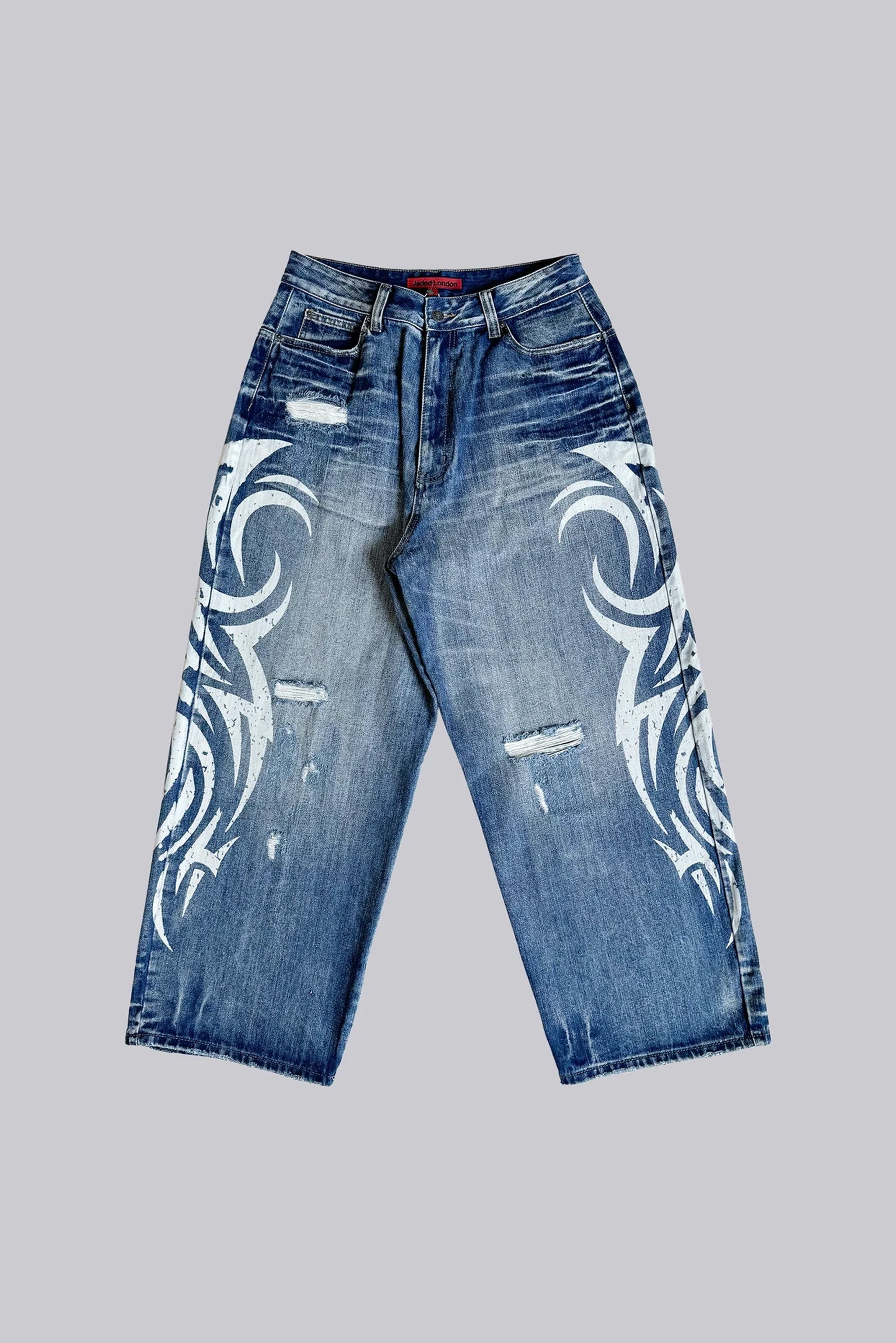 Shop Light Wash Blade XL Colossus Jeans | Jaded London | Clothing