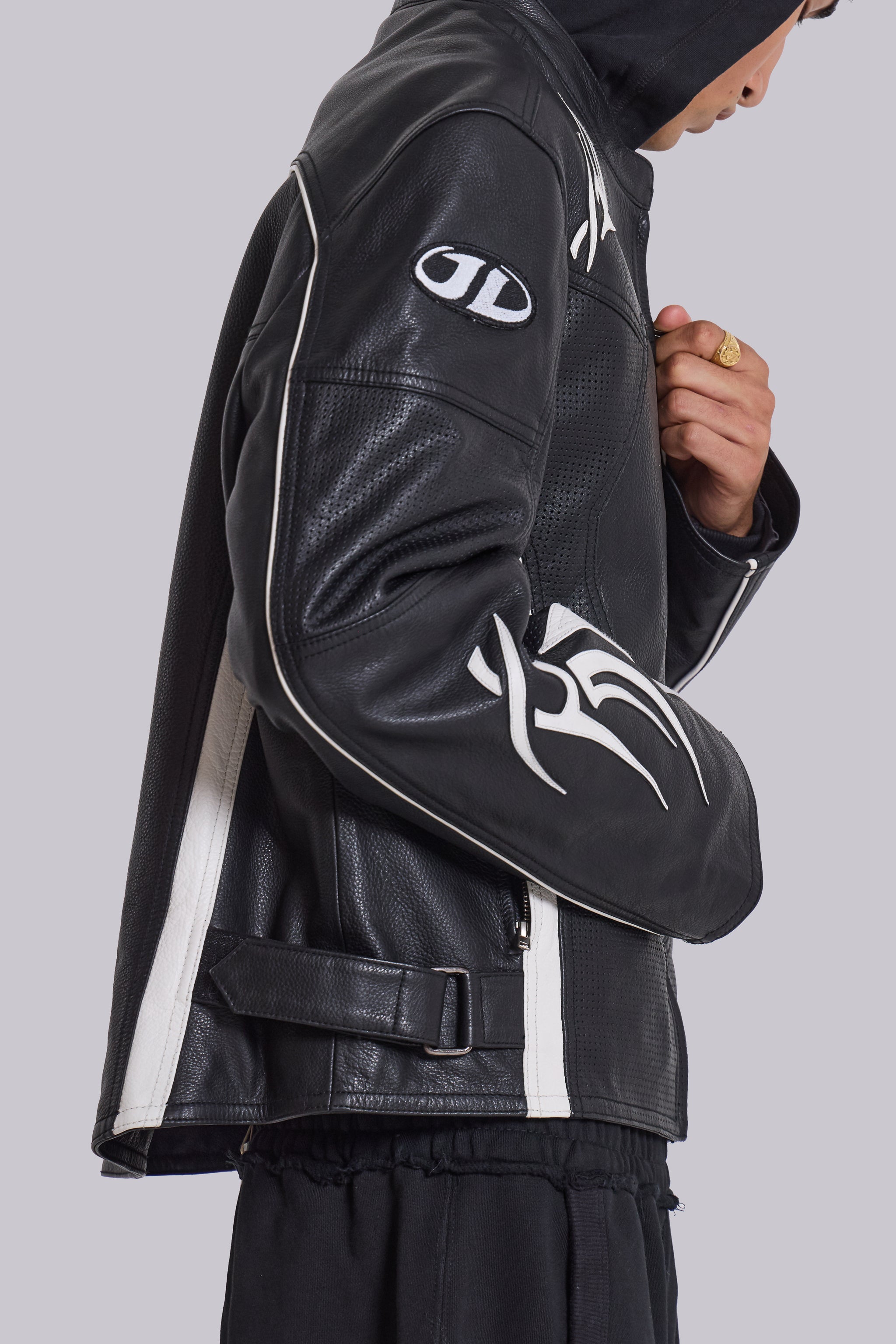 Crash Leather Biker Jacket | Jaded London | Clothing