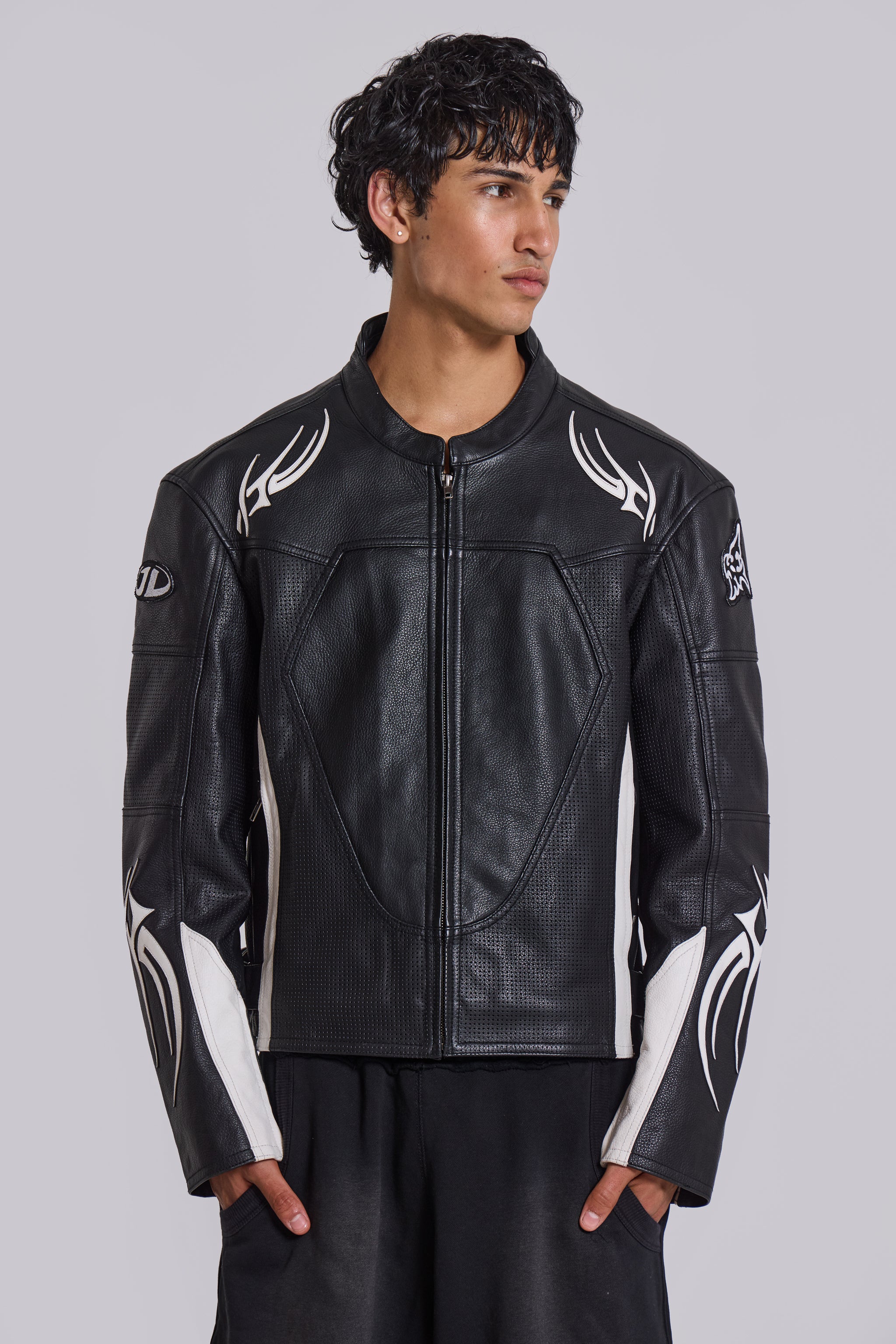 Crash Leather Biker Jacket | Jaded London | Clothing