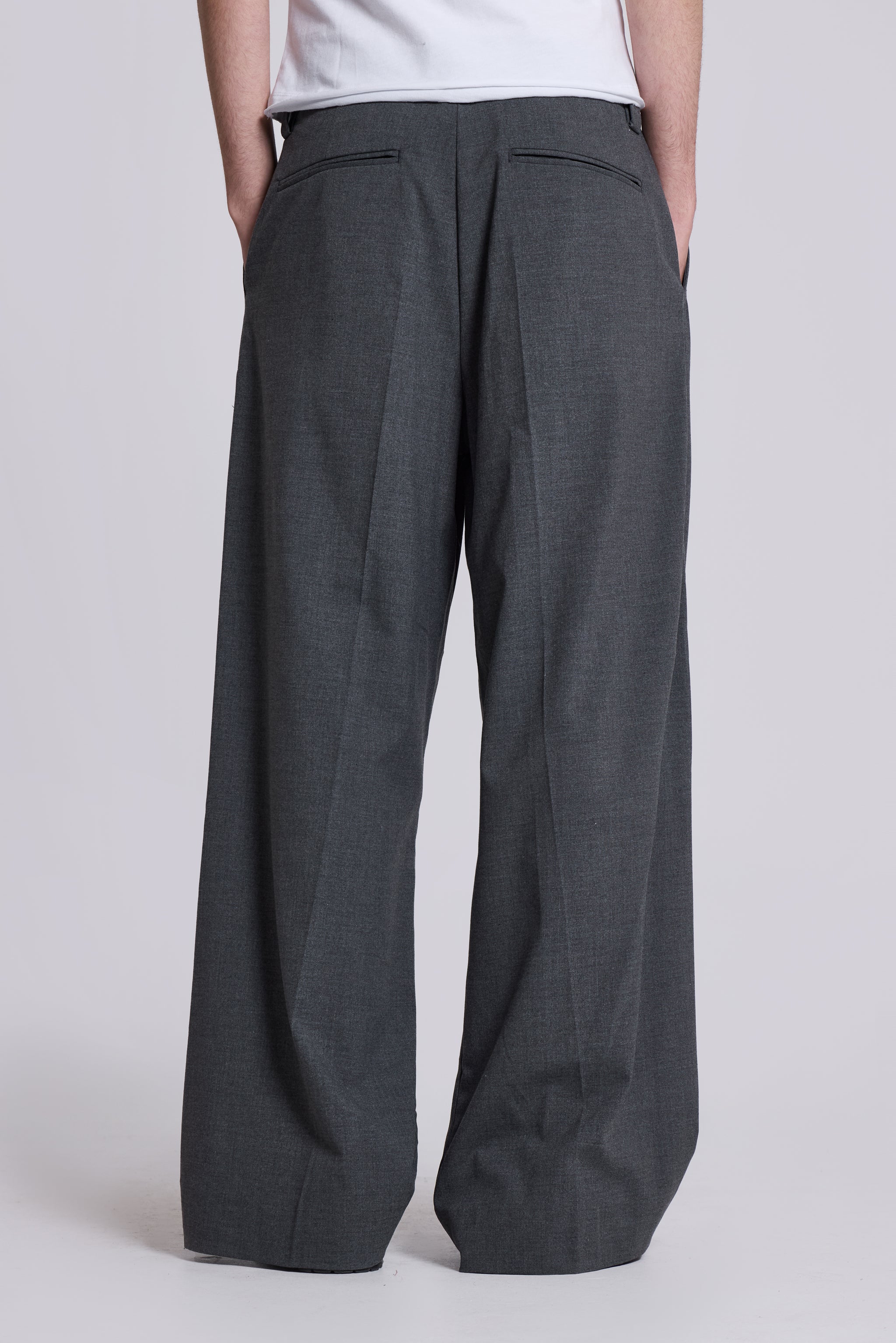 Shop Goliath Grey Suit Pants | Jaded London | Clothing