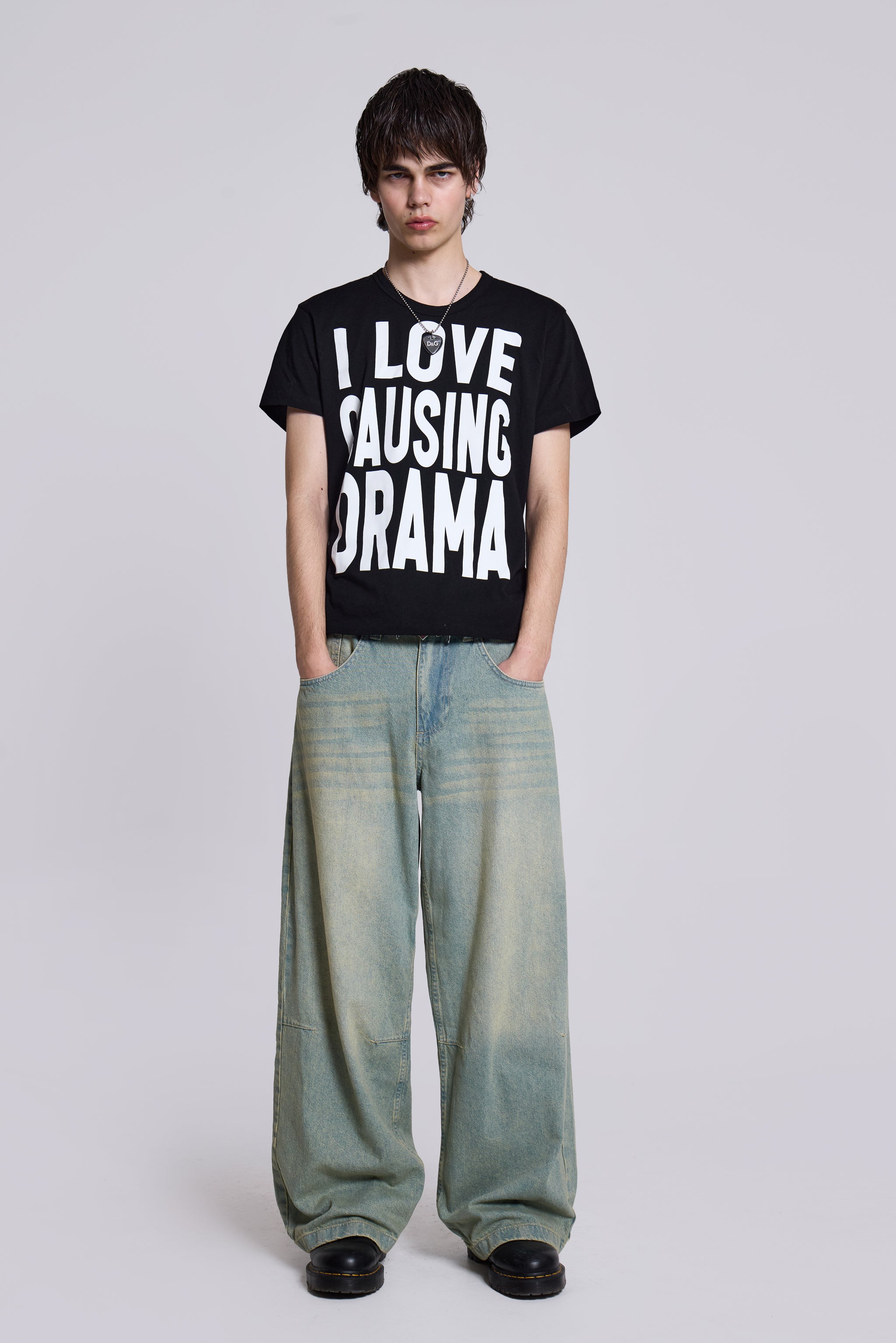 Shop Light Wash Colossus Fit Jeans | Jaded London | Clothing