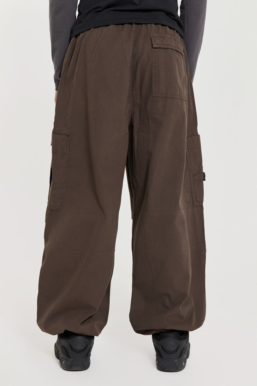 Shop Brown Parachute Cargo Pants | Jaded London | Clothing